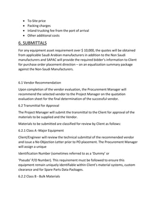 Project procurement Management final report.docx | Business | Business ...