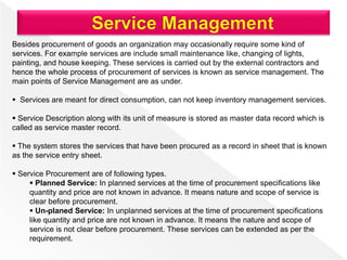 Procurement for services | PPTX