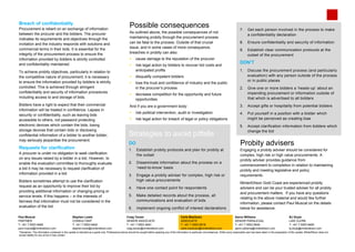 Procurement in focus: common probity pitfalls and how to avoid them ...