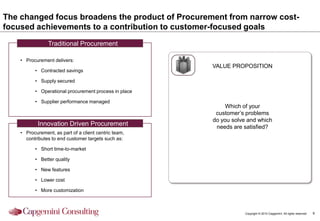 Innovation Driven Procurement Business Model | PDF