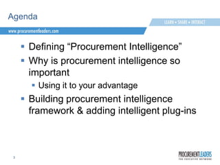 Procurement Intelligence | PDF