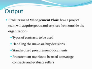 Procurement management | PPTX