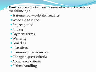 Procurement management | PPTX