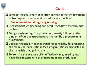 Procurement management | PPTX