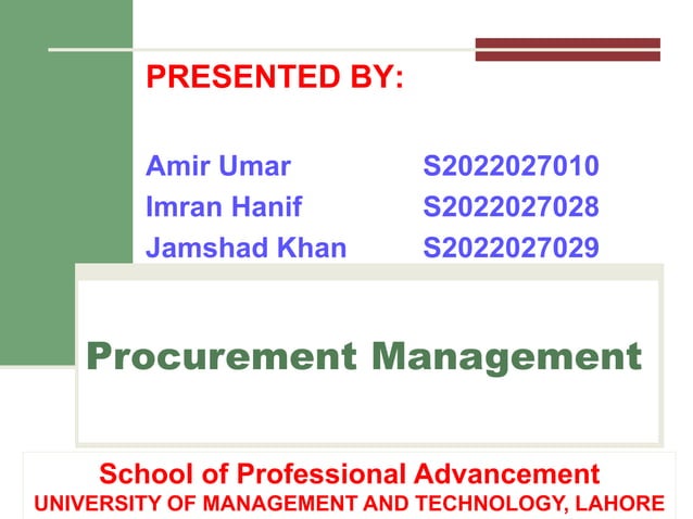 Procurement Managementxxxxxxxxxxxxxxxxxxxxxx.pptx