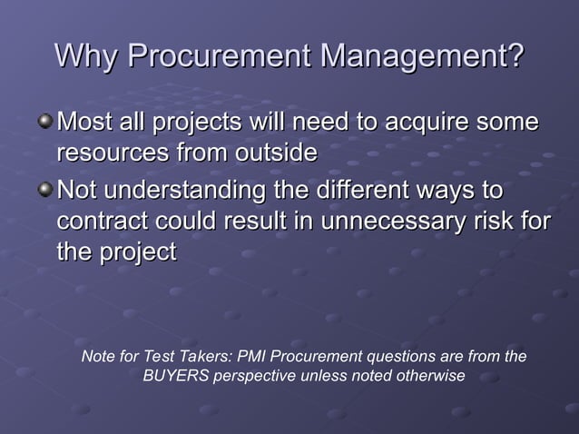 procurement management slides presentation | PPT