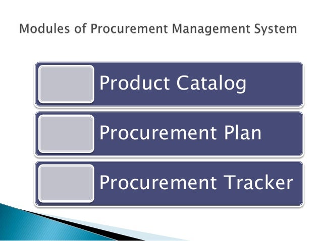 Procurement Management System