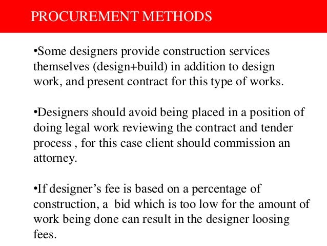 Construction Procurement Quotes