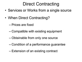 Procurement Methods | PDF