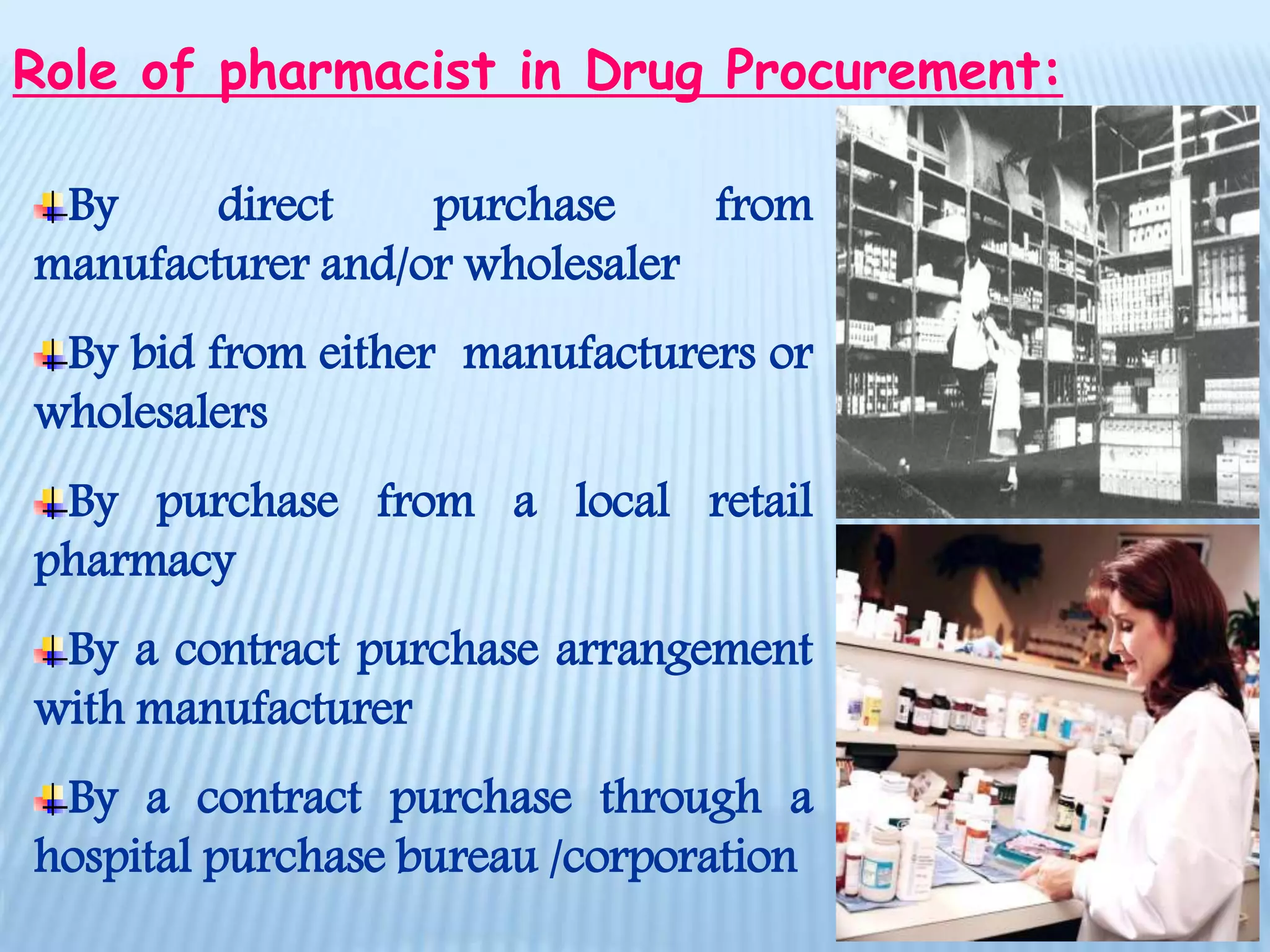 Procurement of drugs ppt simi joju k. | PPTX