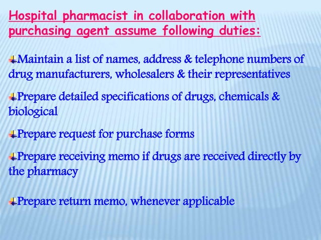 Procurement of drugs ppt simi joju k. | PPTX