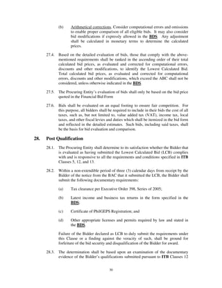 Procurement of infrastructure projects | PDF