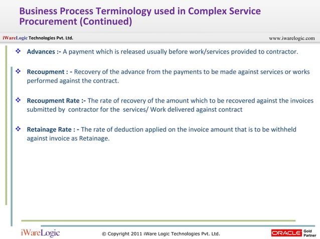 Procurement Of Services Using Oracle Ebs Ppt Information Services