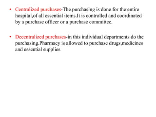 PROCUREMENT OF STORES hospital edited.pptx
