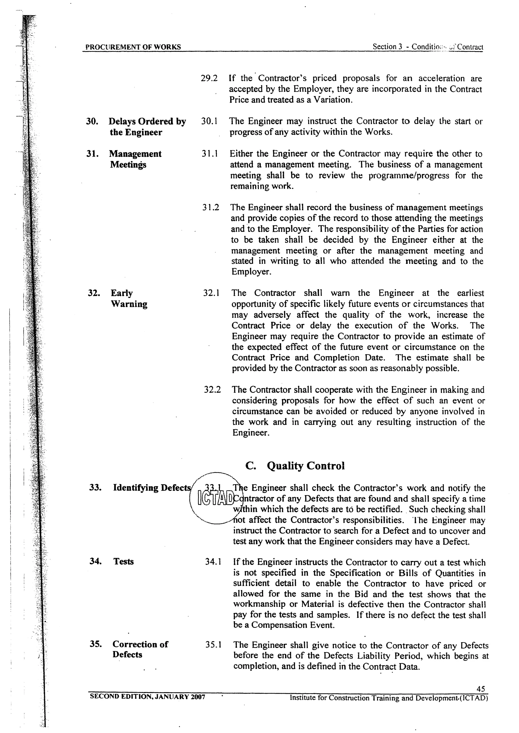 Procurement of work ICTAD sbd 01 2007 | PDF | Construction Industry | Industries