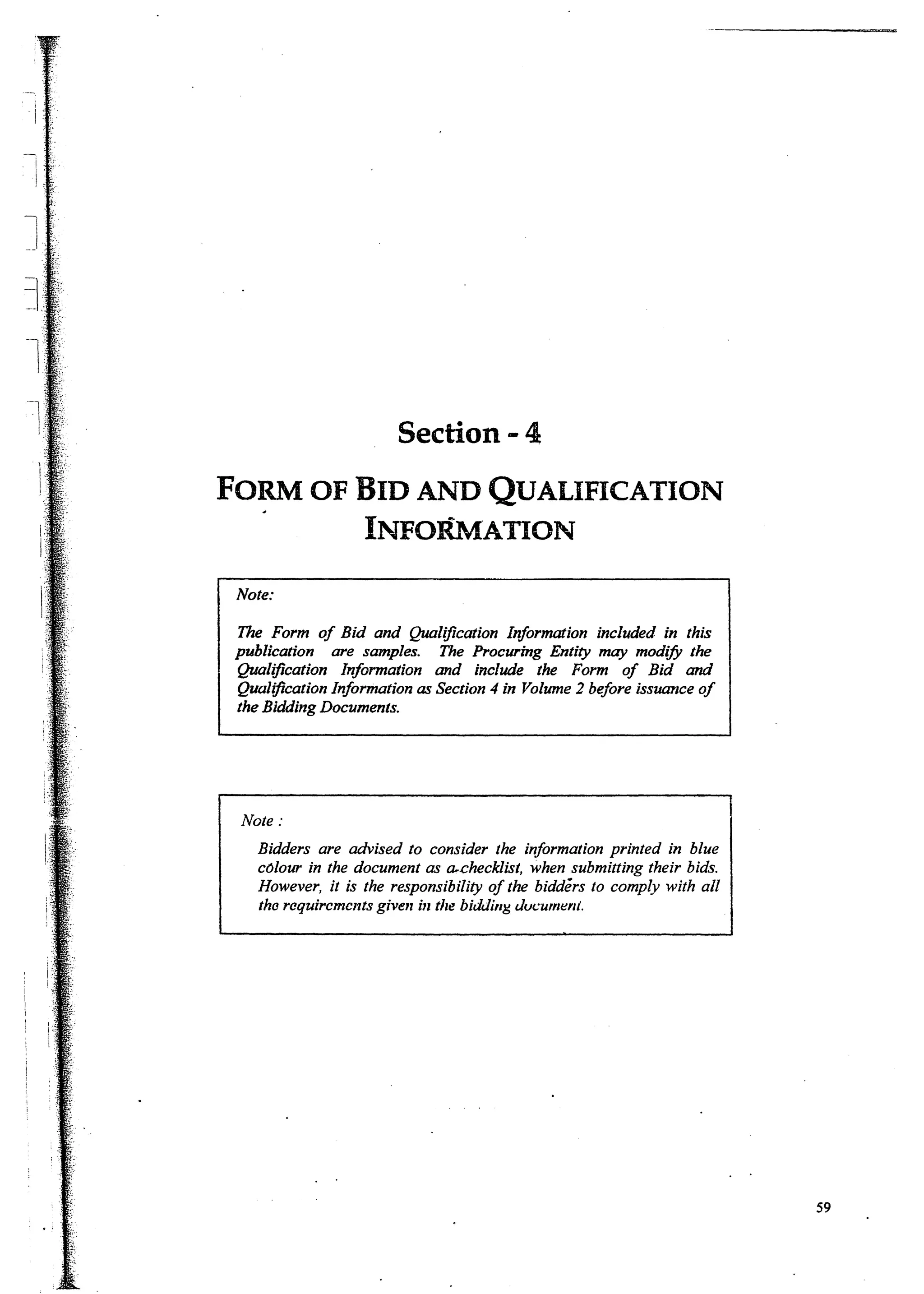 Procurement of work ICTAD sbd 01 2007 | PDF