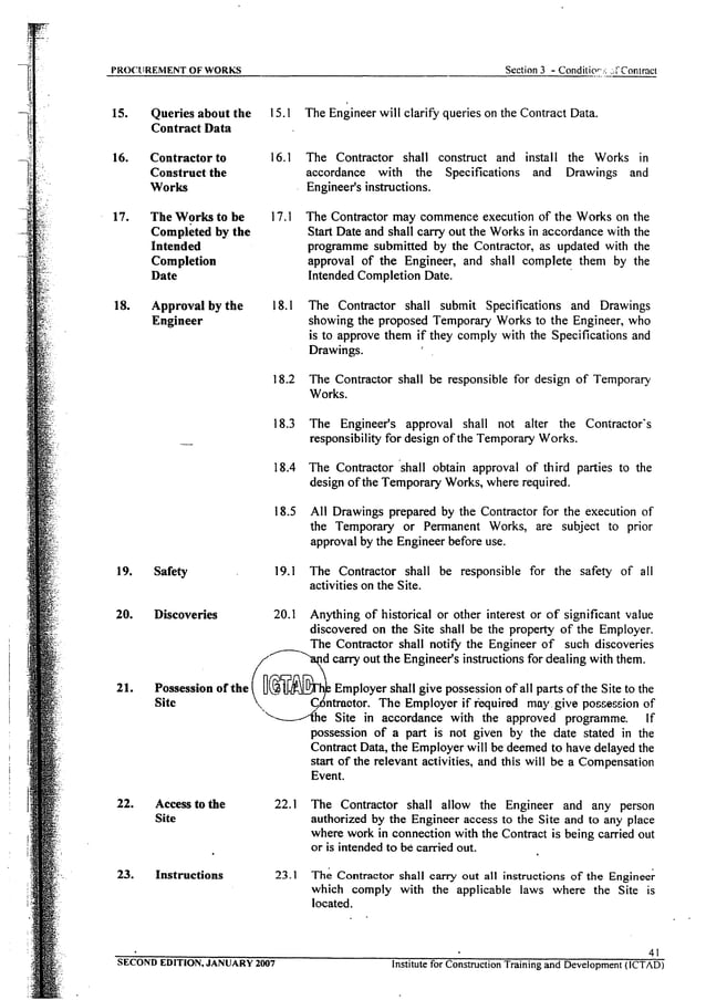 Procurement of work ICTAD sbd 01 2007 | PDF | Construction Industry | Industries
