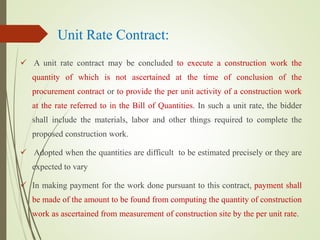 Procurement of works | PDF
