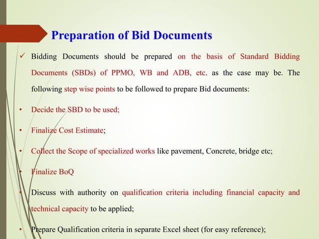 Procurement of works | PDF