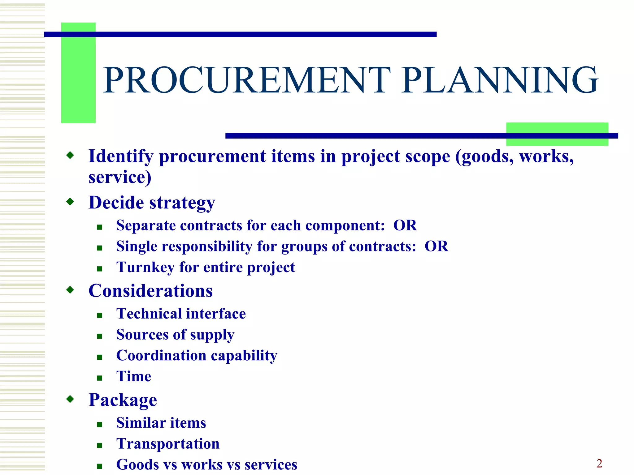 PROCUREMENT PLANNING.ppt