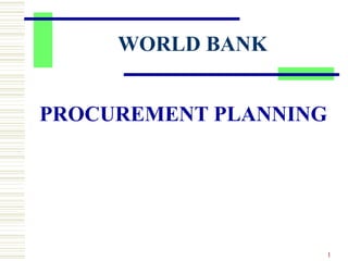 PROCUREMENT PLANNING.ppt