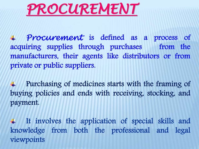 PROCUREMENT | PPTX
