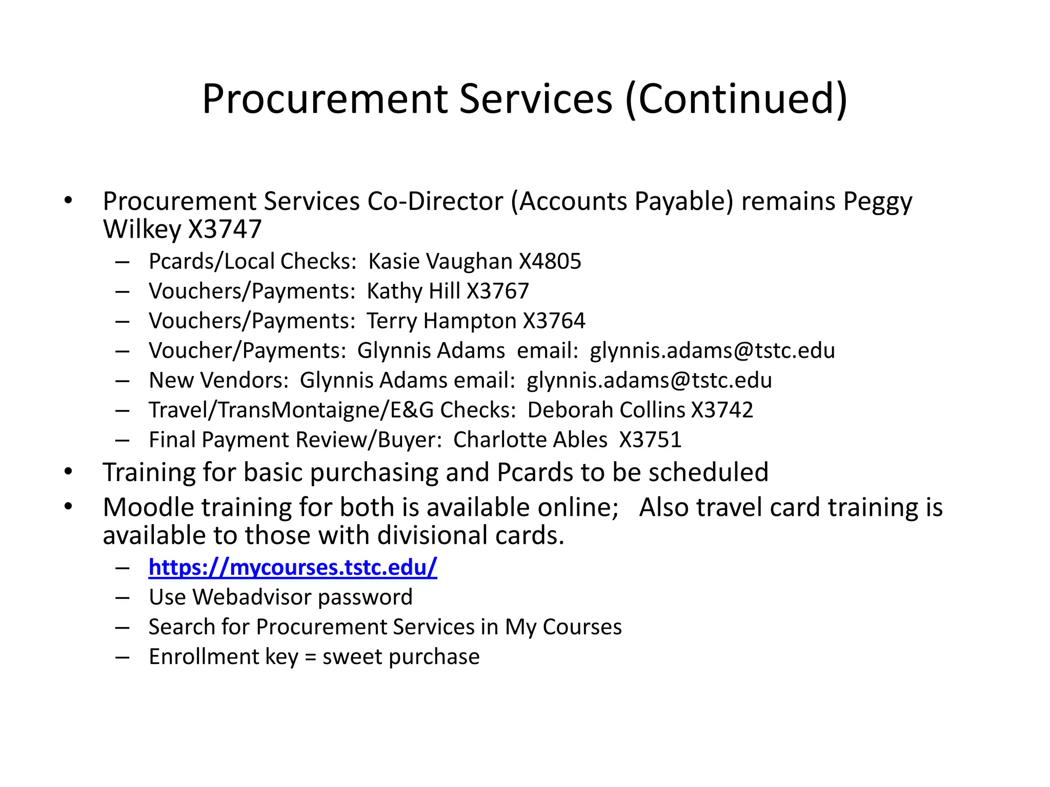 Procurement Services presentation | PPTX