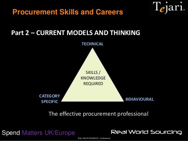 Procurement Skills & Careers, The Next 10 Years