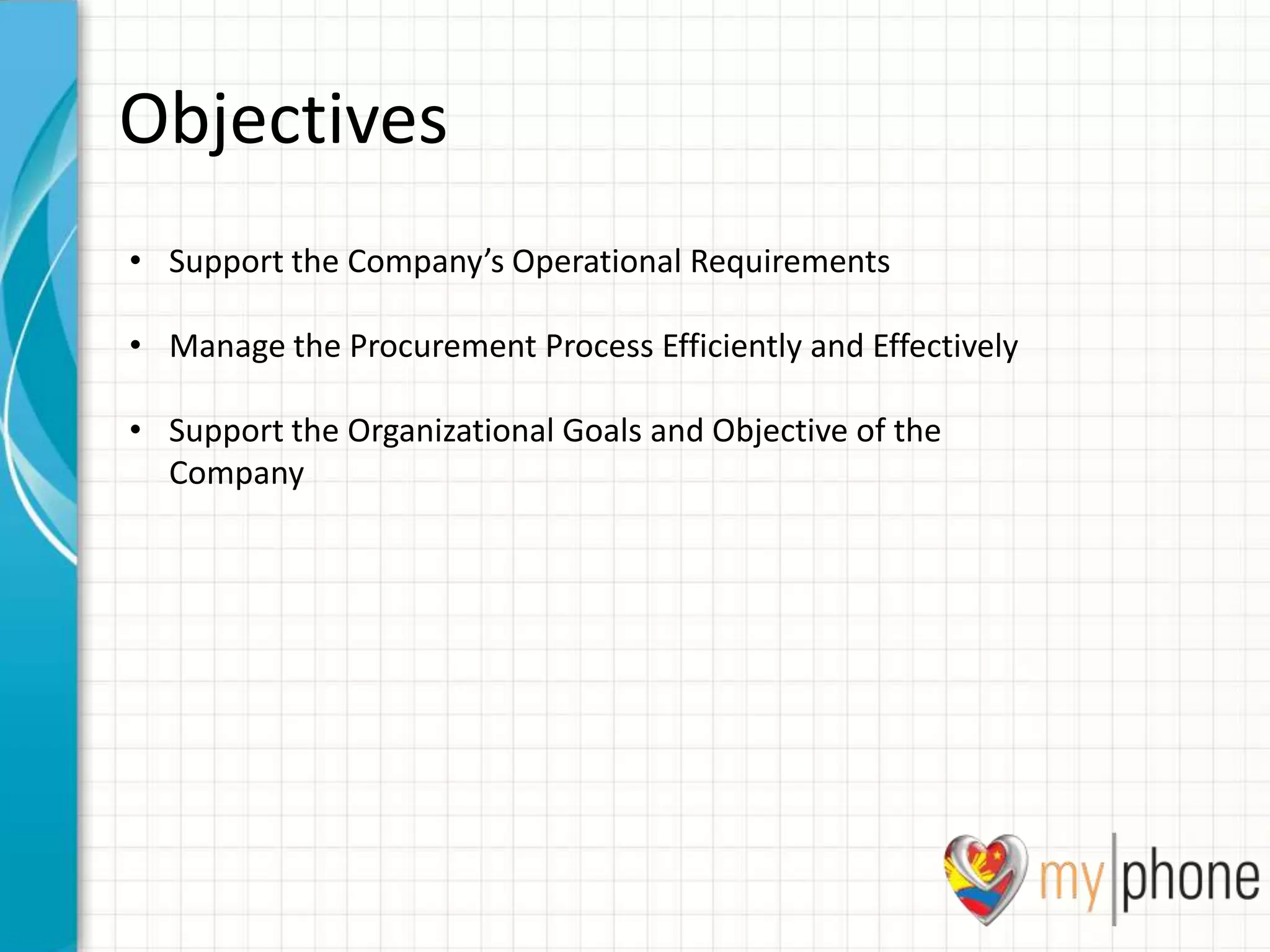 Operations (Objective & Goals) | PPTX