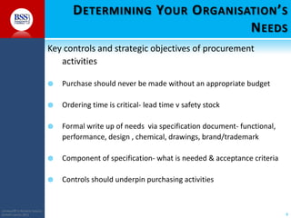 Procurement training Training Course- Introduction to procurement | PPTX