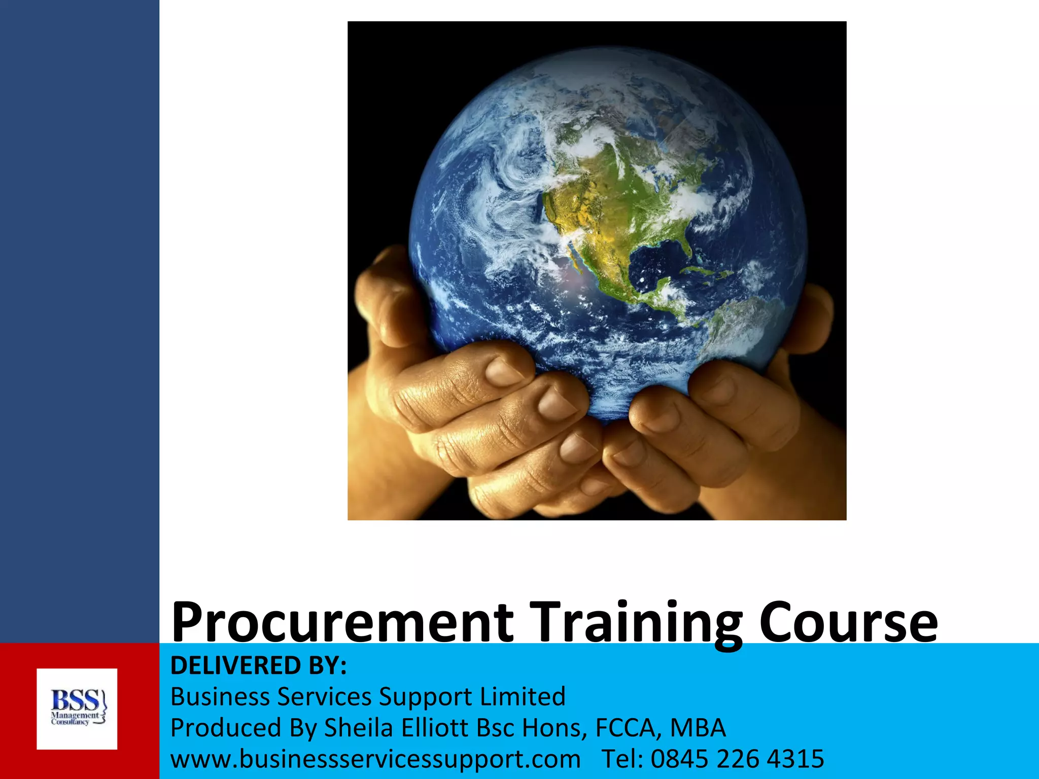 Procurement Training Introduction to Procurement Final Version | PPT