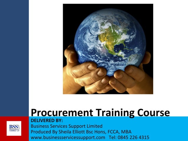 Procurement Training Introduction to Procurement Final Version | PPT