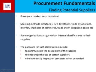 Procurement Training Introduction to Procurement Final Version | PPT