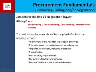 Procurement Training Introduction to Procurement Final Version | PPT