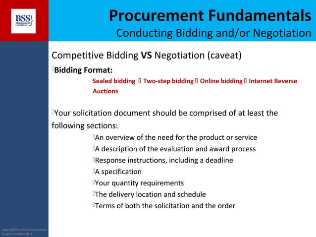 Procurement Training Introduction to Procurement Final Version | PPT