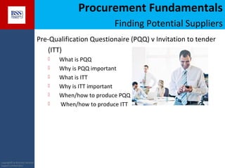 Procurement Training Introduction to Procurement Final Version | PPT