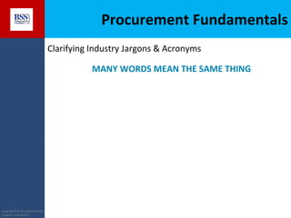 Procurement Training Introduction to Procurement Final Version | PPT