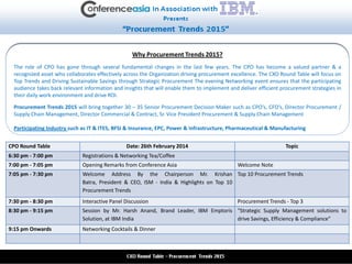 Procurement Trends 2015 | PPT
