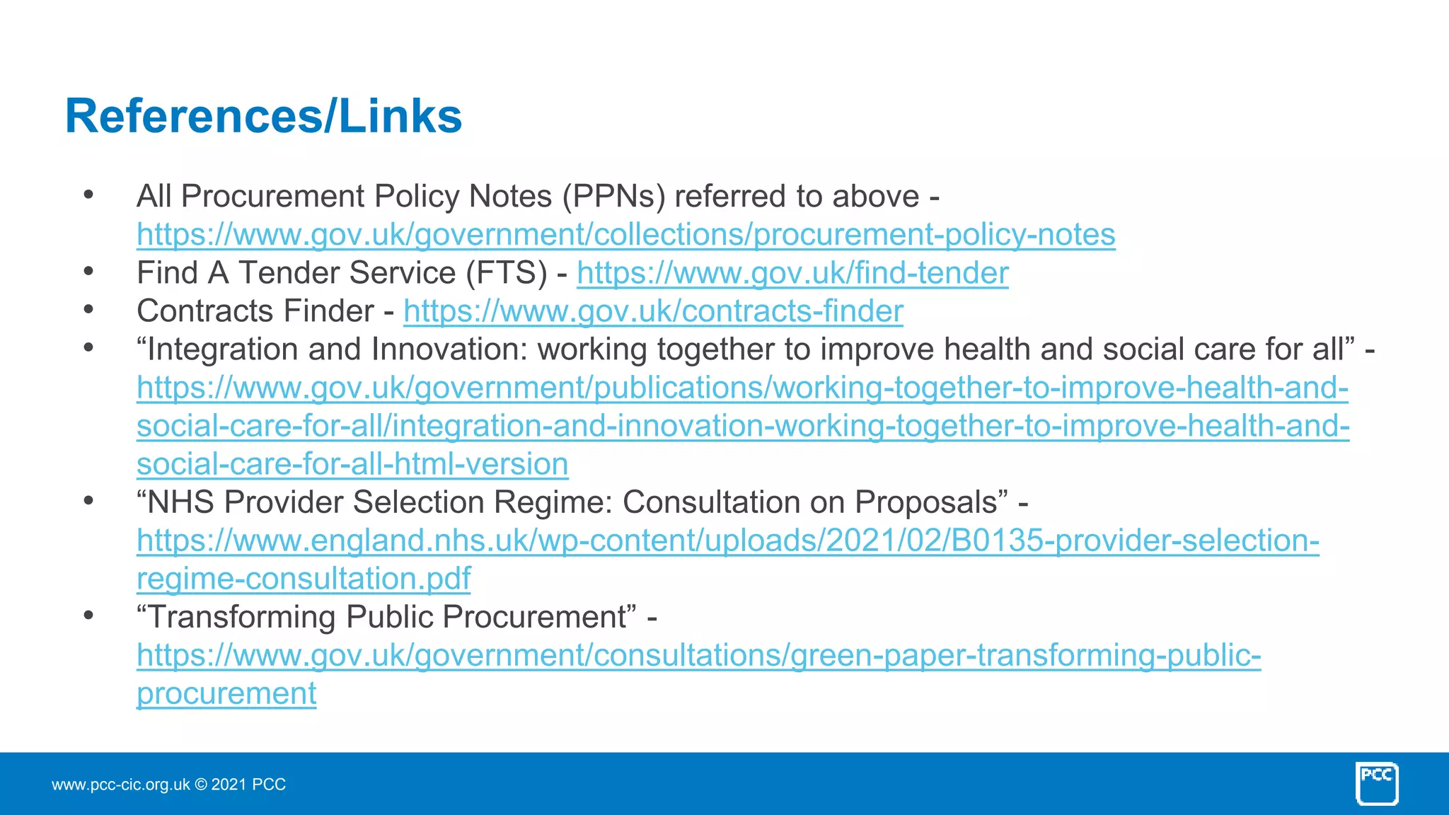 Procurement update march 2021 | PPTX