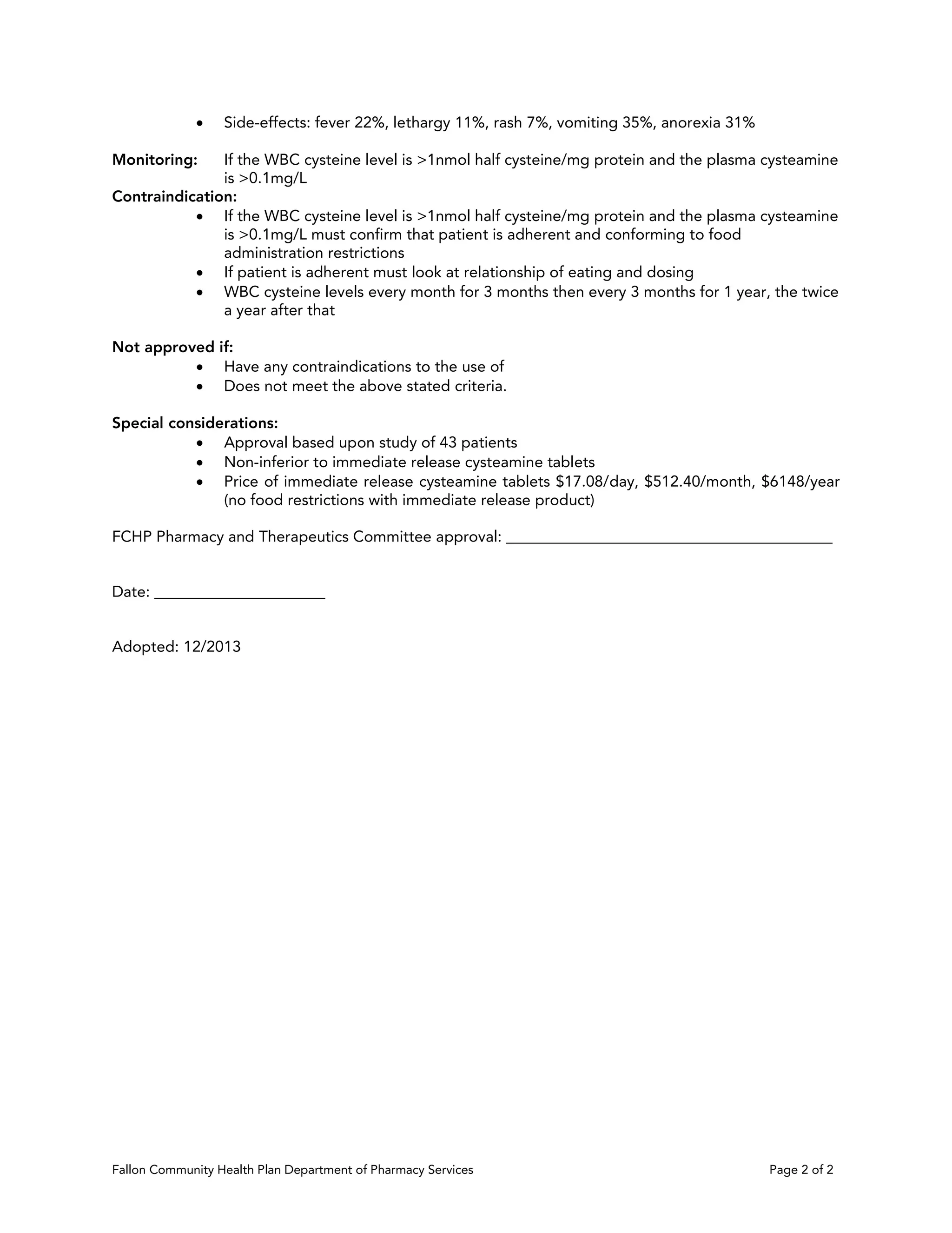 Fallon Community Sound Approach to Horizon Pharma Procysbi | PDF ...