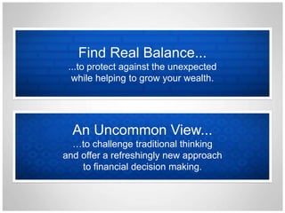 Financial Balance - The Living Balance Sheet | PPTX | Business ...