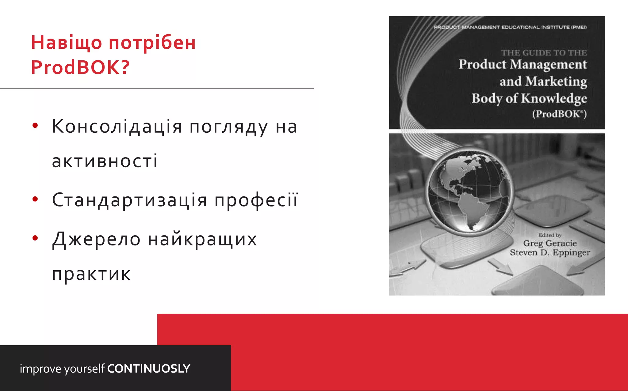 Роман Сахаров “Product Management Body of Knowledge і використання ...
