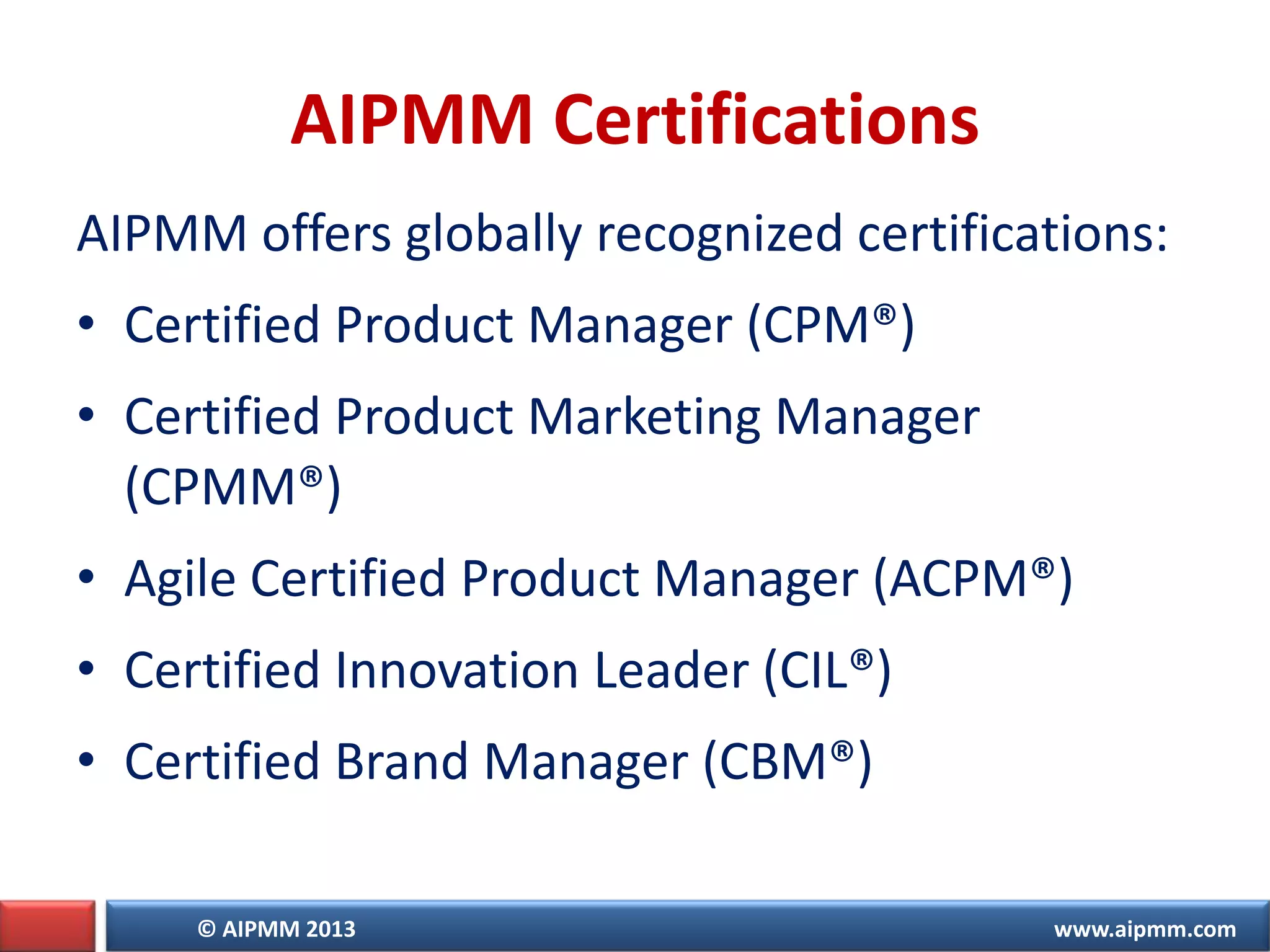 Release of The Guide to the Product Management and Marketing Body of ...