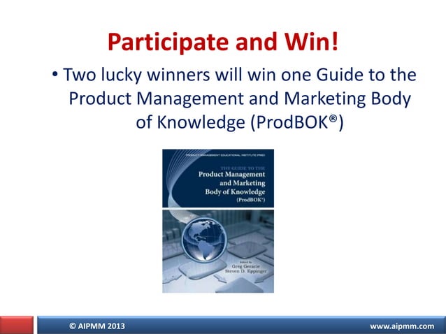 Release of The Guide to the Product Management and Marketing Body of ...