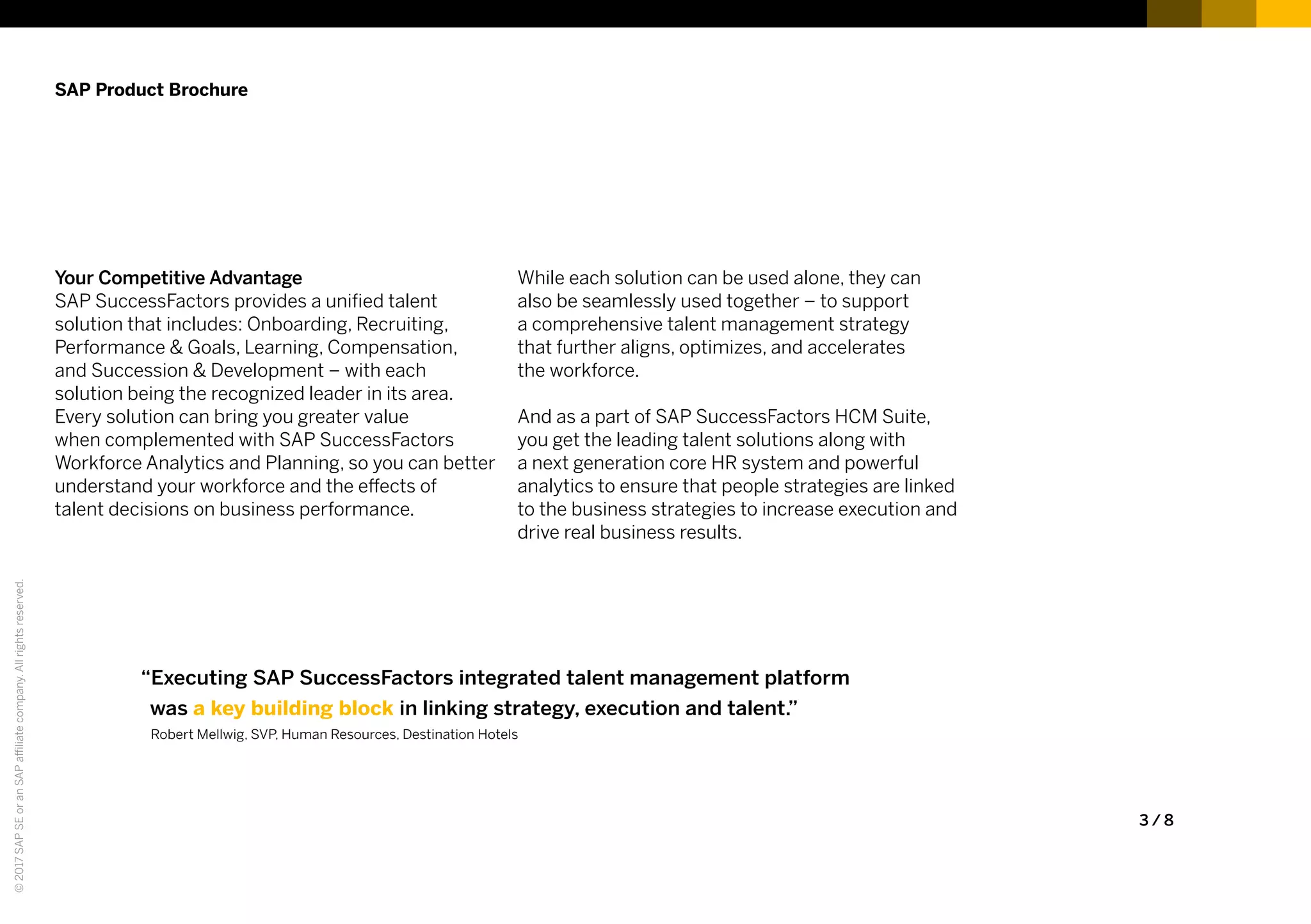 SAP SuccessFactors Talent Management | PDF