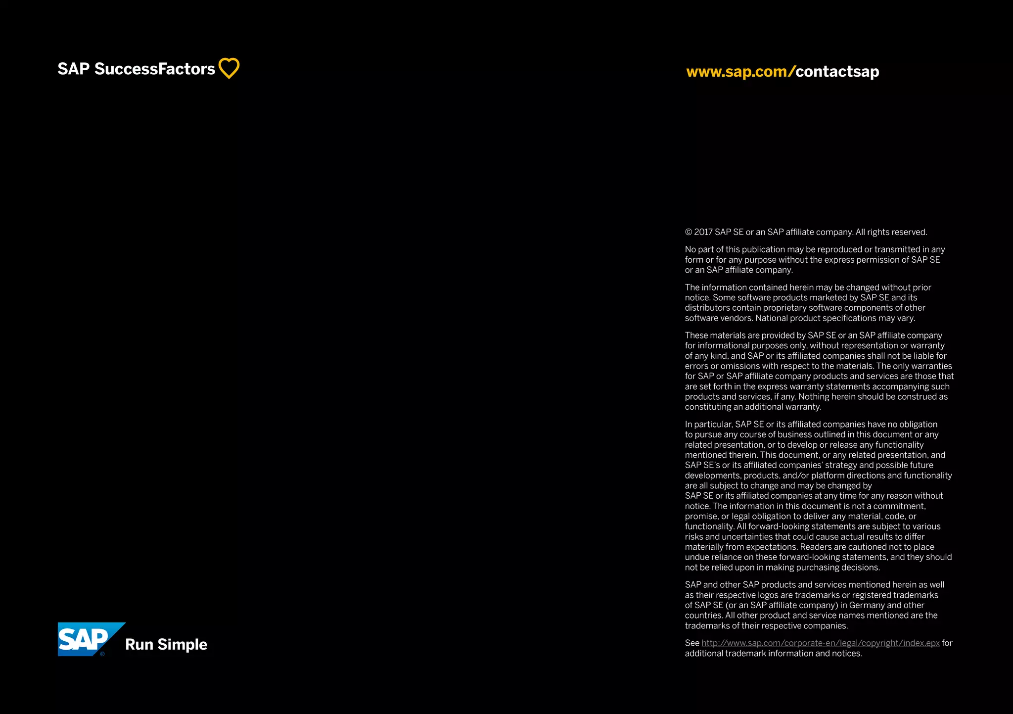 SAP SuccessFactors Talent Management | PDF