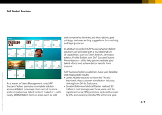 SAP SuccessFactors Talent Management | PDF