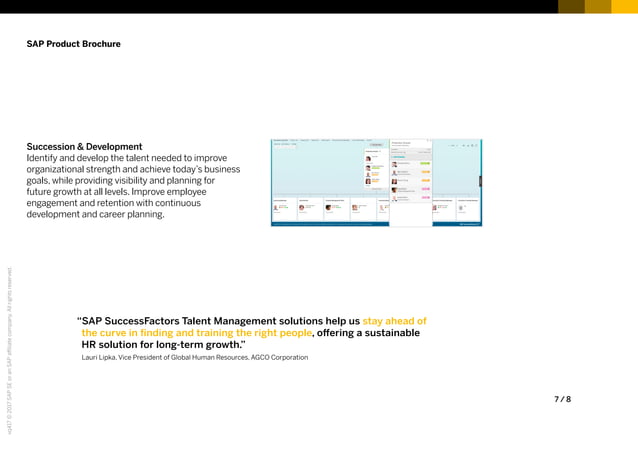 SAP SuccessFactors Talent Management | PDF