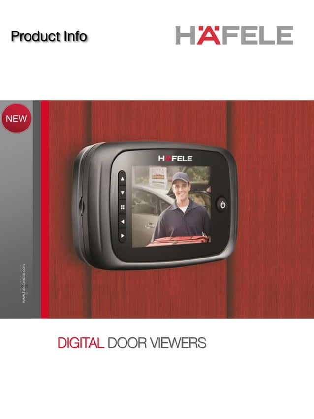 Hafele Digital Door Viewers | PDF | Home Security | Home & Garden