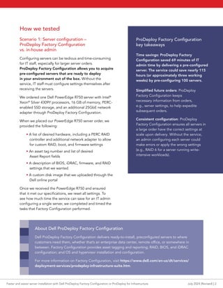 Faster and easier server installation with Dell ProDeploy Factory ...